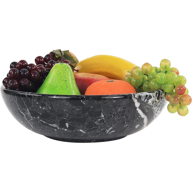 Handcrafted Marble Fruit Bowl - 10 Inches – Marbly Pakistan