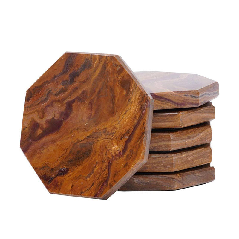 Marble Star Coaster Plates Set – Marbly Pakistan