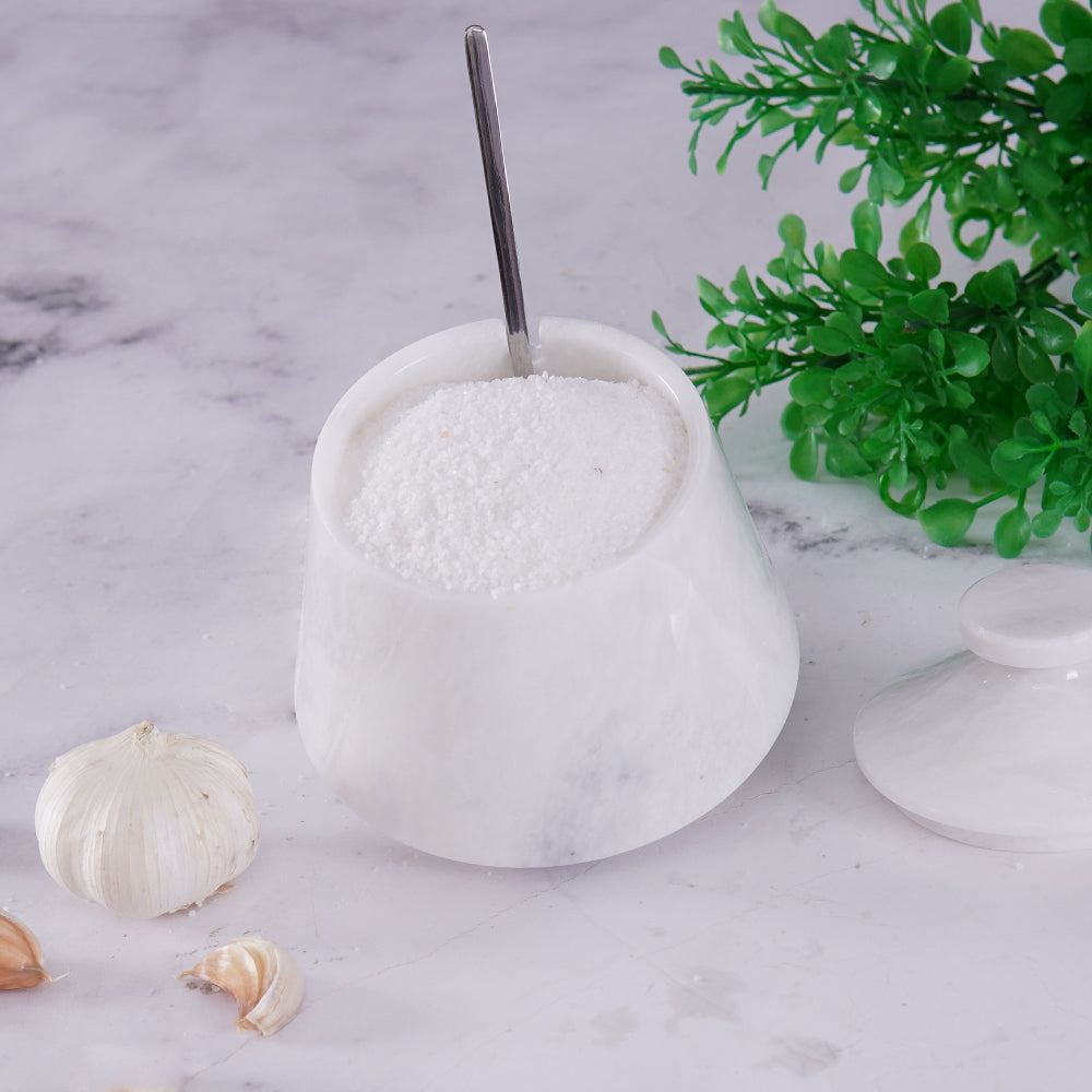 Big Marble Tumbler Salt Cellar