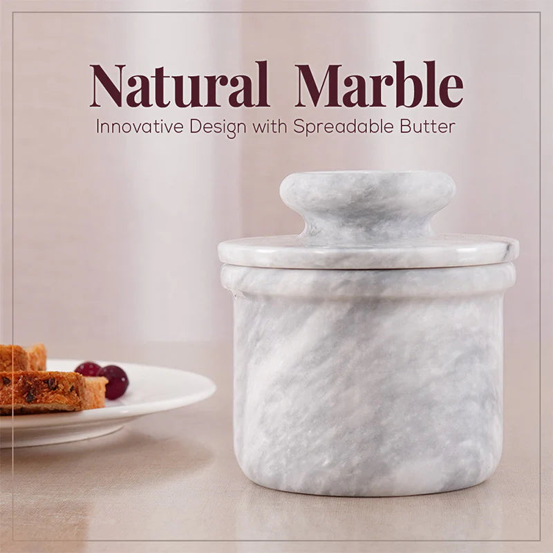 Marble Butter Keeper